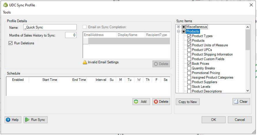 Reset sync data in zeckoCentral